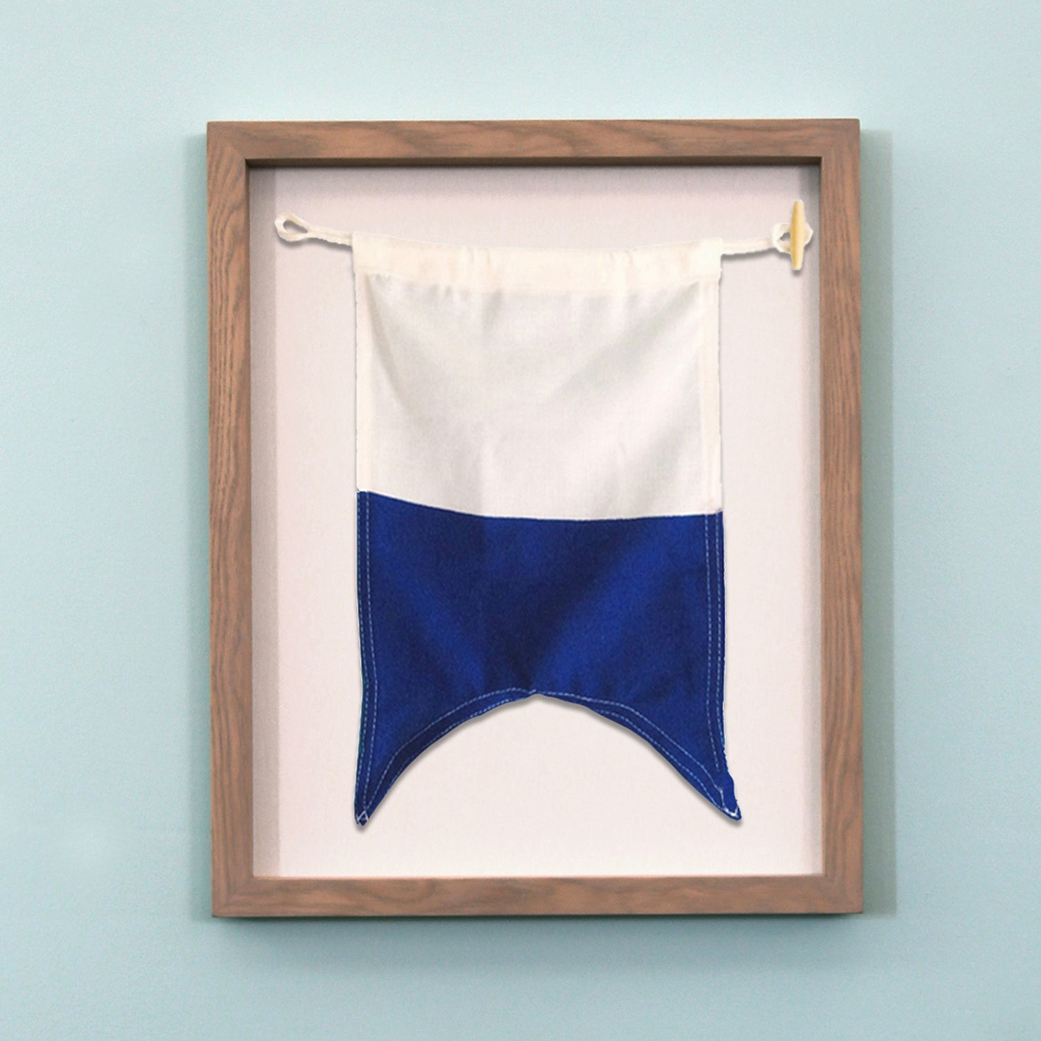 "A" Nautical Flag in Glass-Free Shadow Box Frame – My Signal Flags