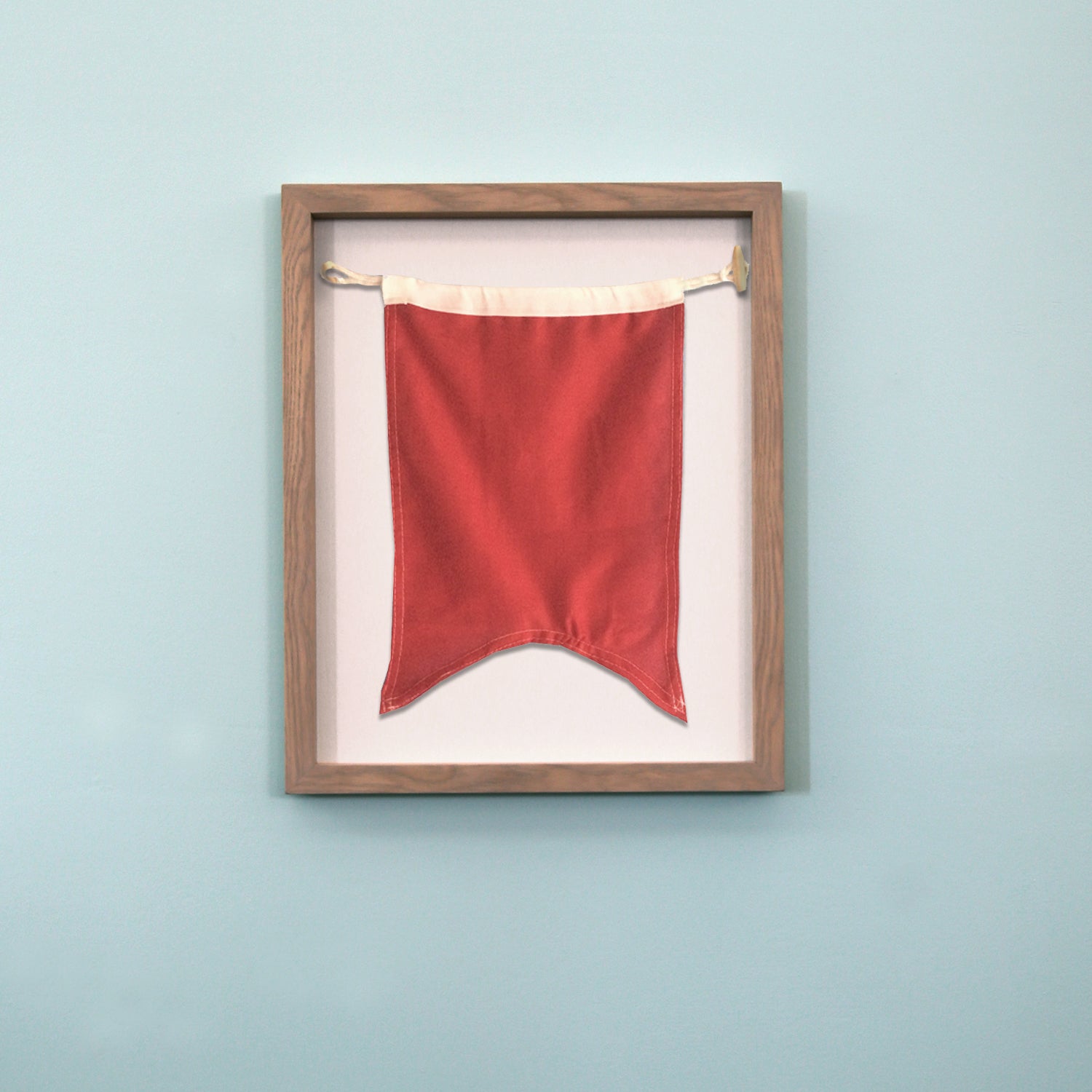 "B" Nautical Flag in Glass-Free Shadow Box Frame – My Signal Flags