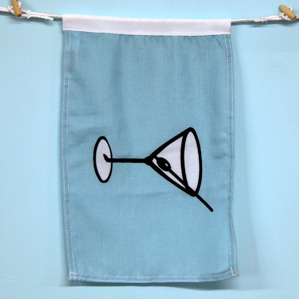 Cocktail Hour Flag - for mixing in with your nautical signal flags ...