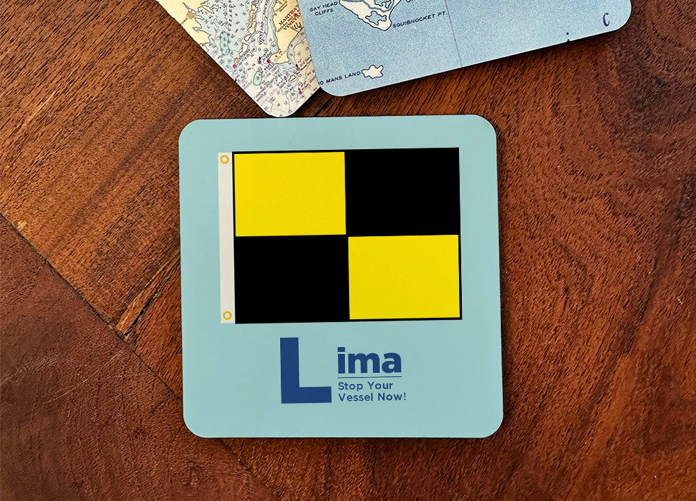 Personalized signal flag coasters – My Signal Flags