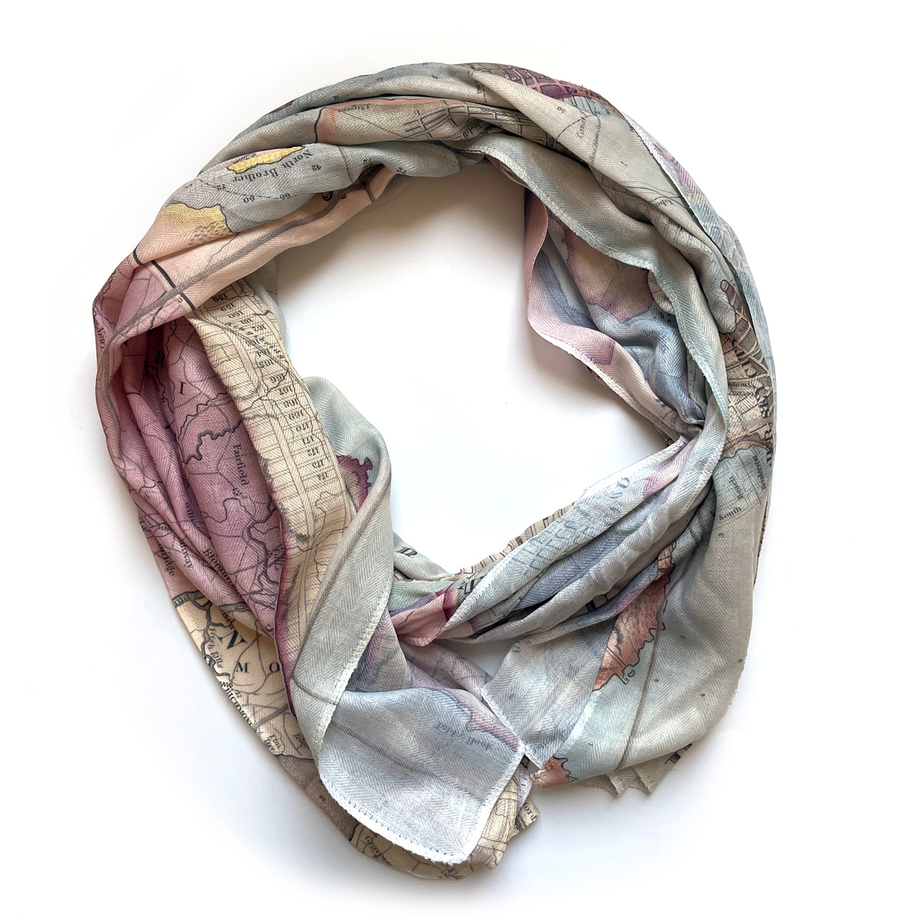 Map Scarf of the world’s best destinations – My Signal Flags