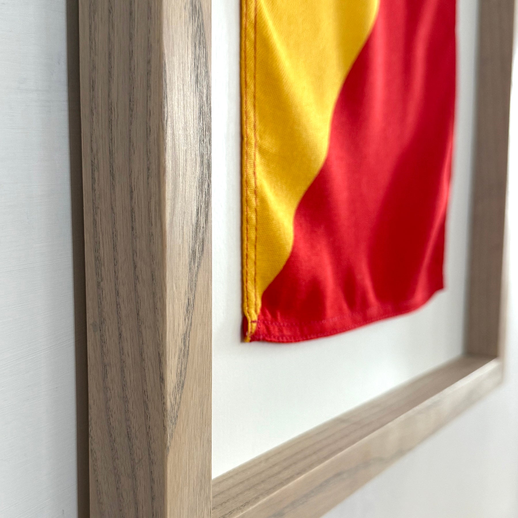 "O" Nautical Flag in Glass-Free Shadow Box Frame – My Signal Flags
