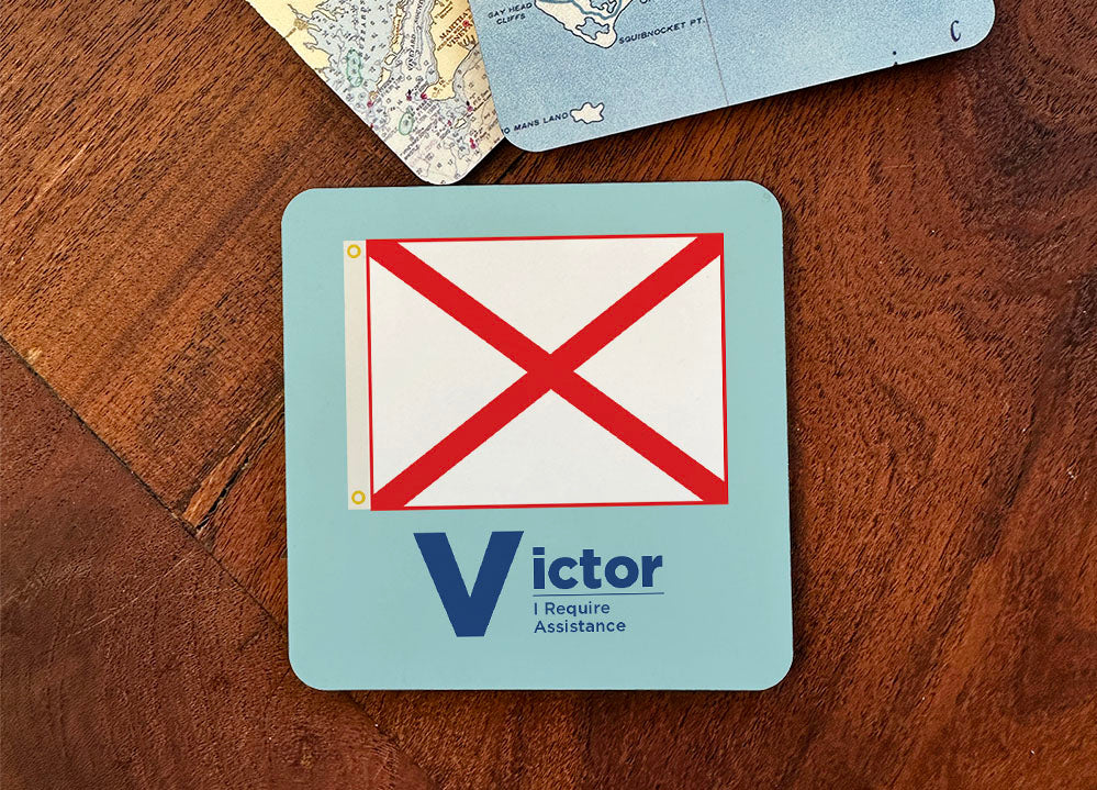 Personalized signal flag coasters – My Signal Flags