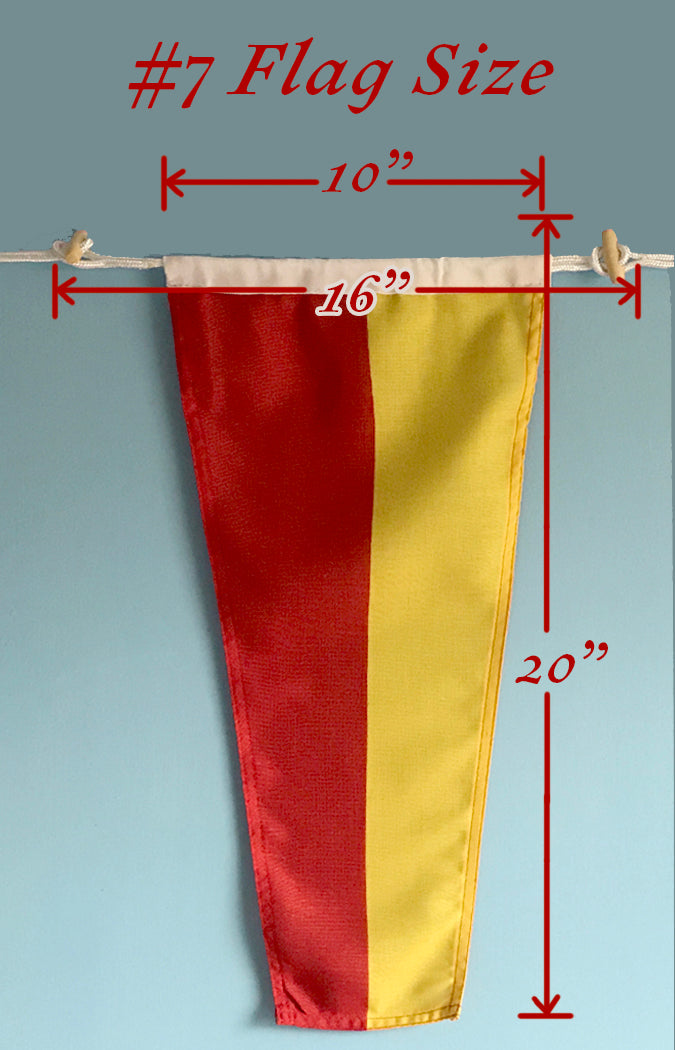 "7" Nautical Signal Code Flag – My Signal Flags