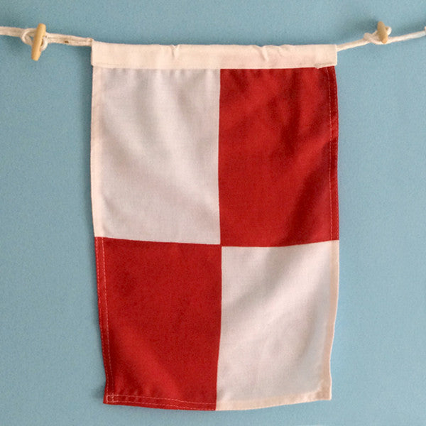 "U" Nautical Signal Code Flag – My Signal Flags