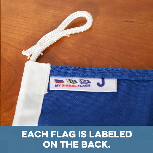 "J" Nautical Signal Code Flag – My Signal Flags