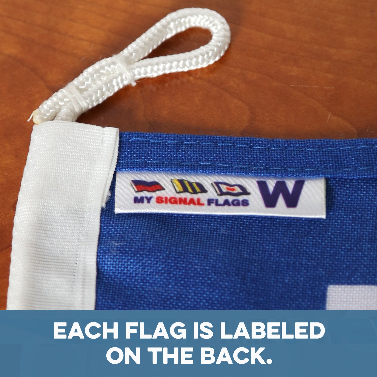 "W" Nautical Signal Code Flag – My Signal Flags