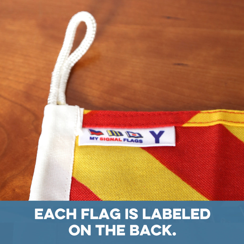 "Y" Nautical Signal Code Flag – My Signal Flags