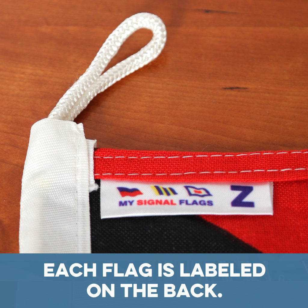 "Z" Nautical Signal Code Flag – My Signal Flags